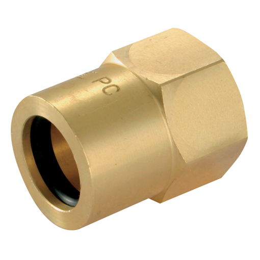 METRIC PC TUBE NUT BRASS – Specialised pipe & services LTD